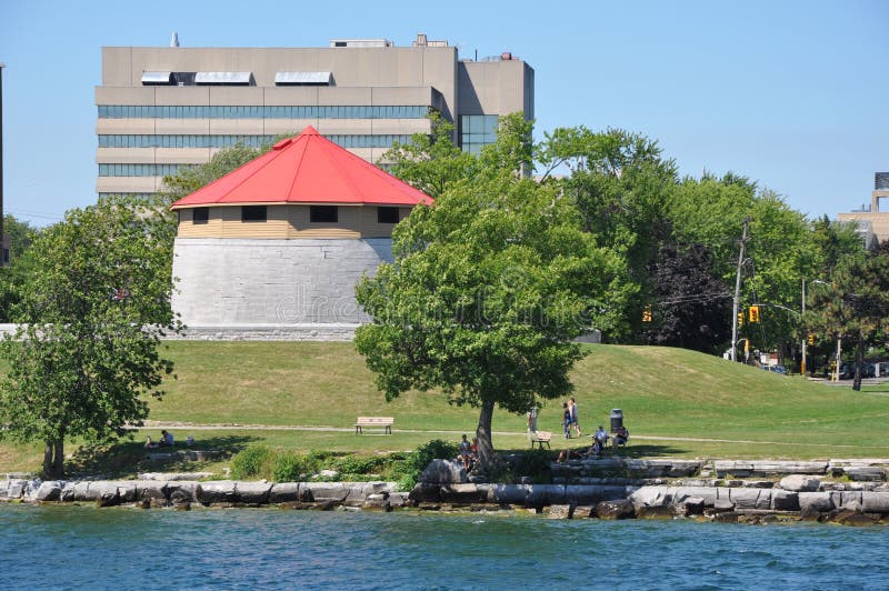 Historic Waterfront of Kingston, Ontario Stock Image - Image of energy ...