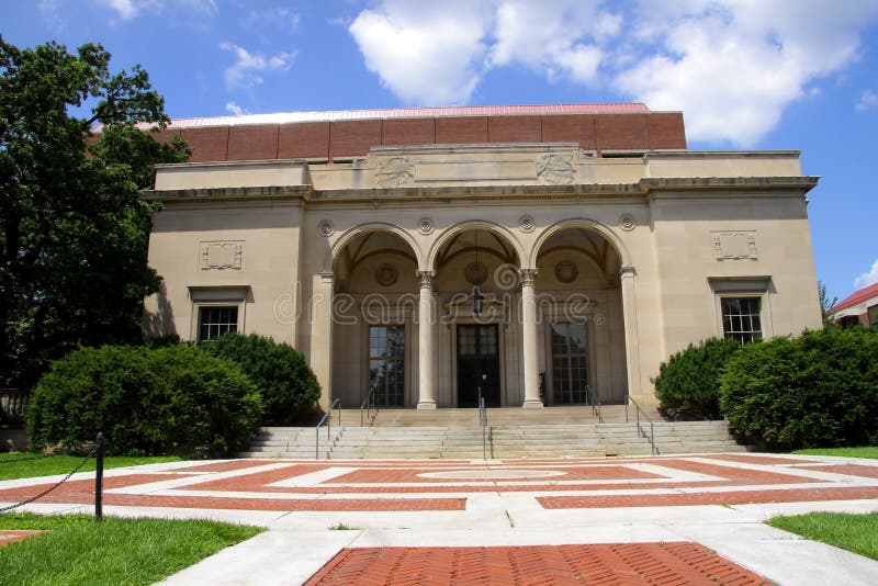 Historic William I Clements Library Stock Image - Image of stone, steps ...