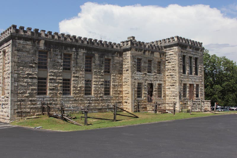 Historic Williamson County Jail Building Located Georgetown Texas Stock ...