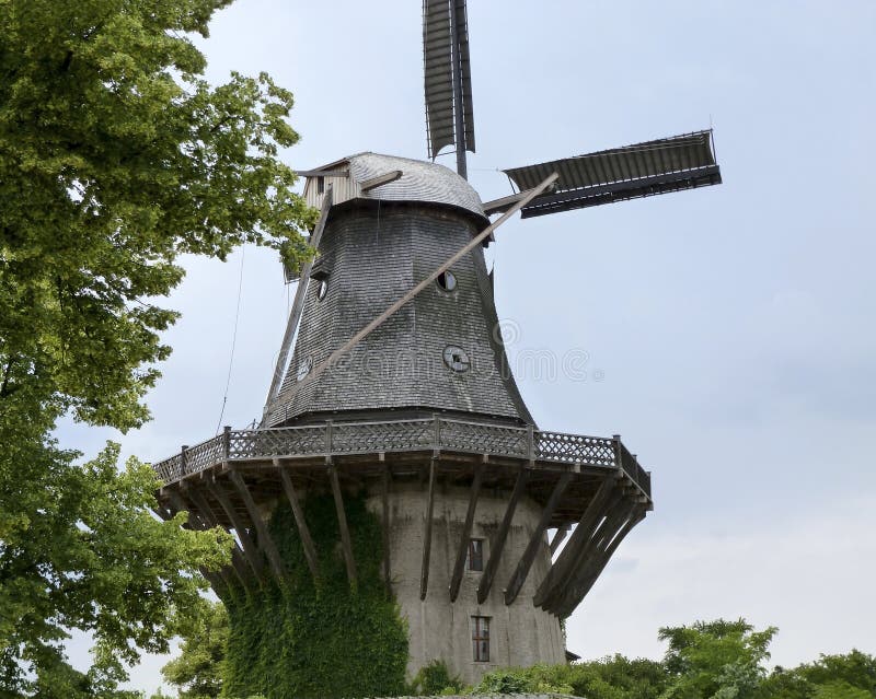 Historic windmill stock photo. Image of carcass, building - 34158402