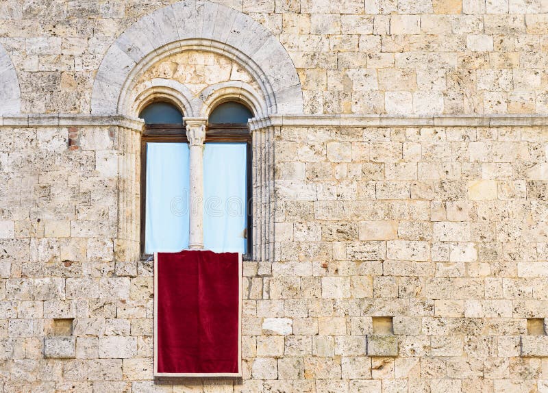 Ancient window stock image. Image of marble, exterior - 98642225