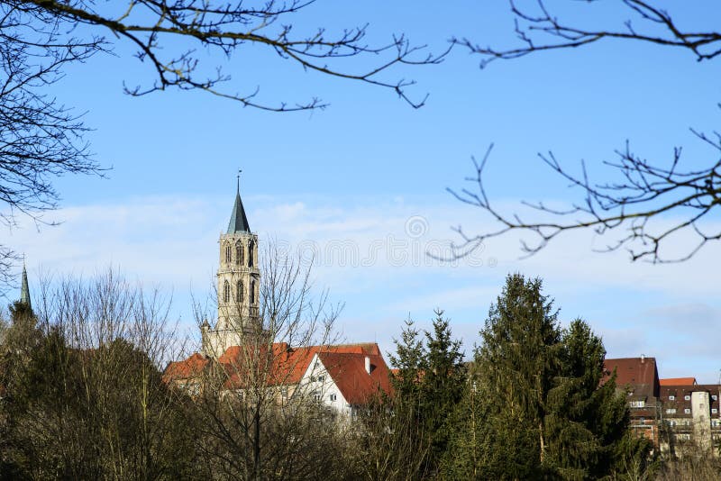 Historical Architectural Center of Rottweil, Germany. Stock Image ...