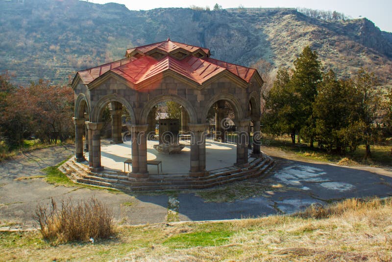 An Historical Architecture in the Forest Stock Photo - Image of history ...