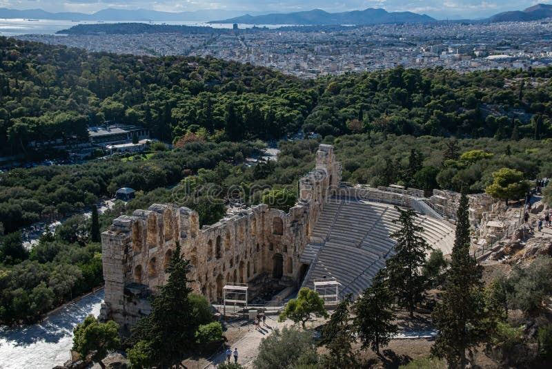 HISTORICAL ARCHITECTURE, SCENE from ACROPOLIS, GREECE, ATHENS, 2019 ...