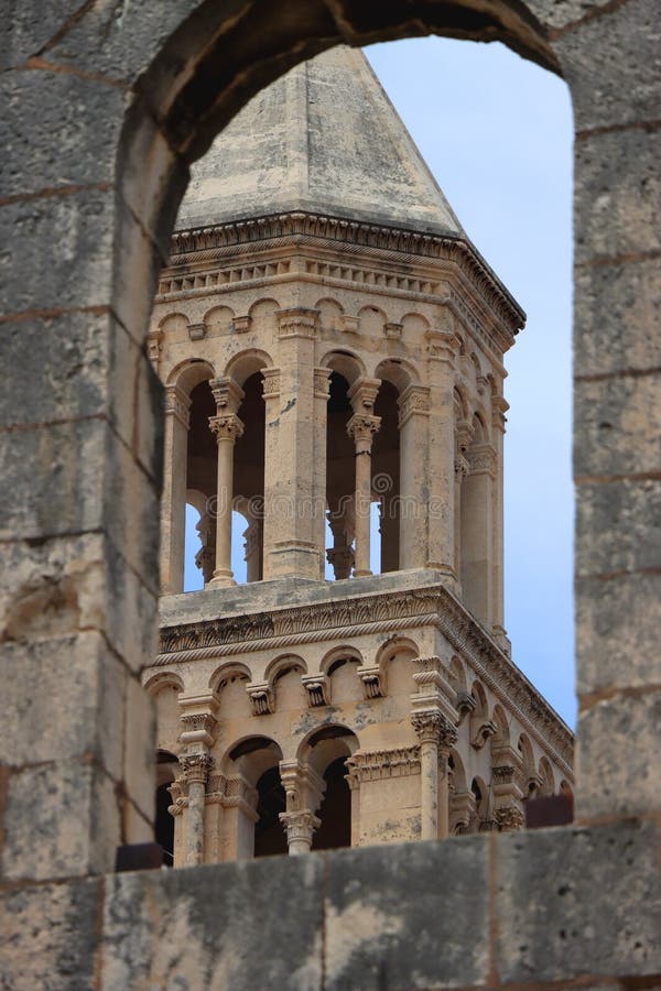 Historical Architecture in Split, Croatia Stock Image - Image of ...