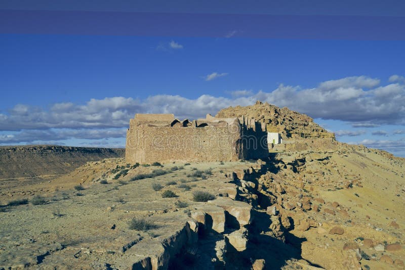 Ksar Mrabtine, a Typical Berber Fortified Village Composed of Granaries ...