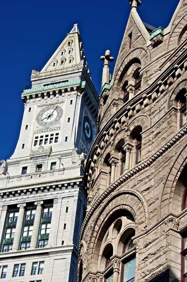 Historical Boston Buildings Stock Image - Image of harbor, buildings ...
