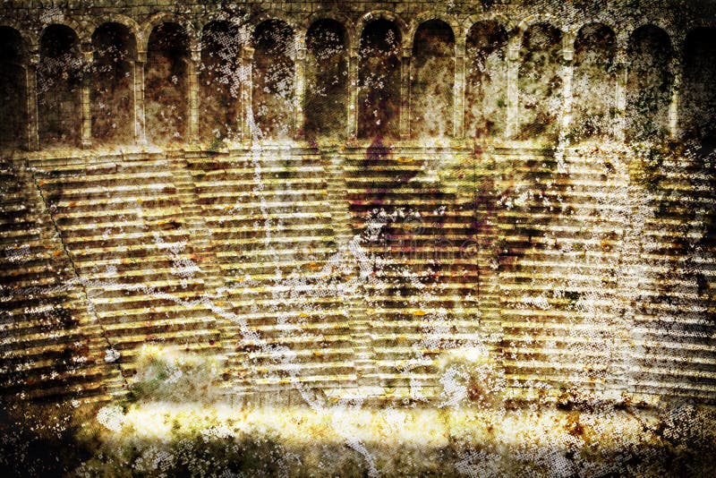 Historical Building Background Texture Stock Illustration ...