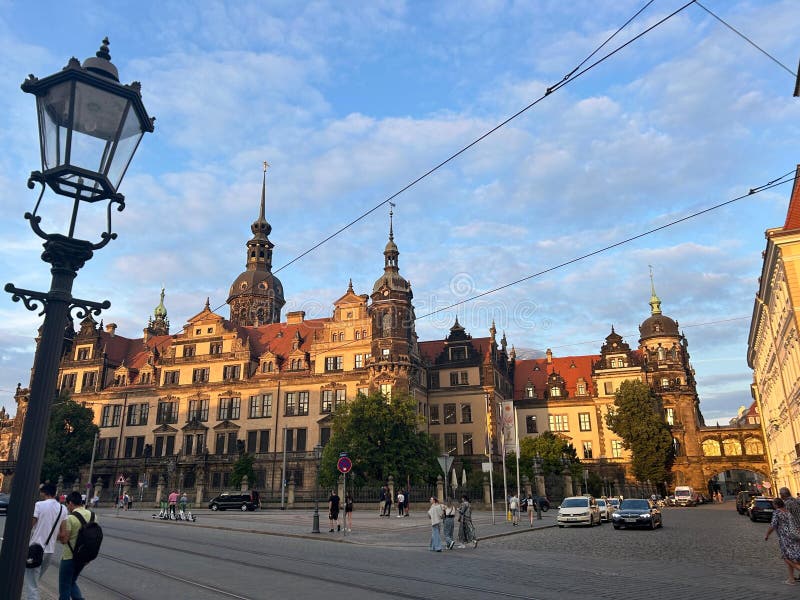 Historical Building in a Big City at Sunset Editorial Photo - Image of ...