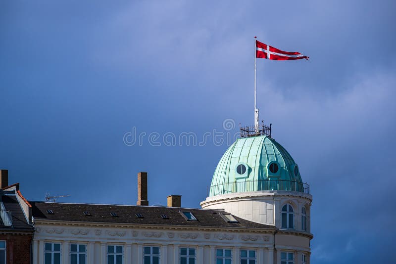 Historical Building in the City Copenhagen, Denmark Stock Image - Image ...