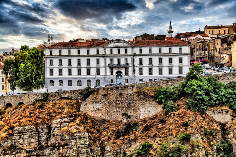 Historical Building in Constantine Algeria Stock Image - Image of ...