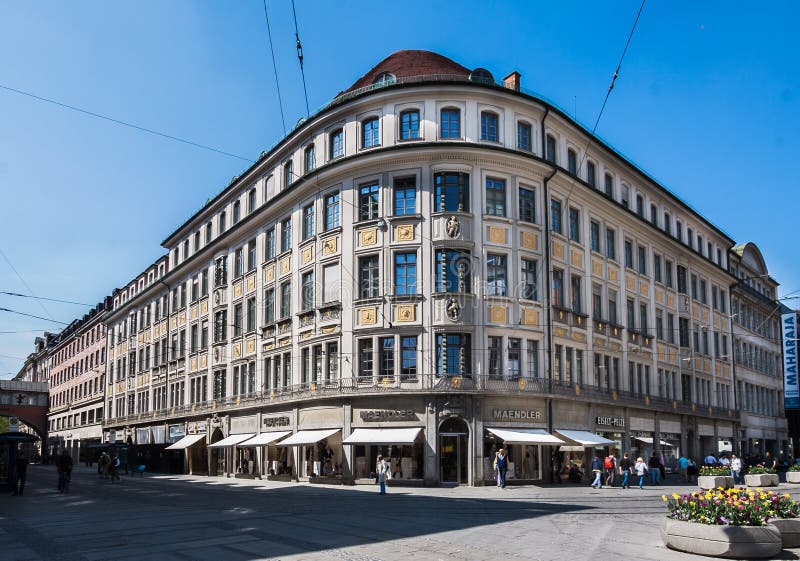 Historical Building Munich Germany Editorial Stock Image - Image of ...
