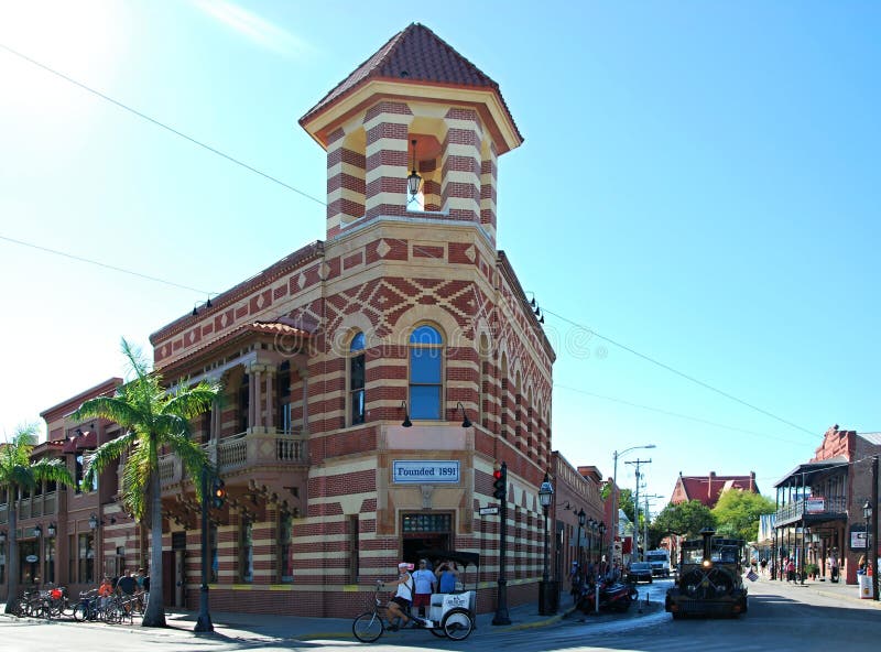 Historical Building in Downtown Key West, Florida Editorial Stock Photo ...