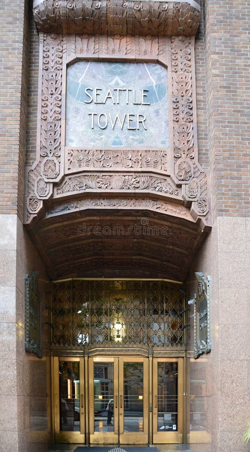 Historical Building in Downtown Seattle, Washington Editorial Image ...