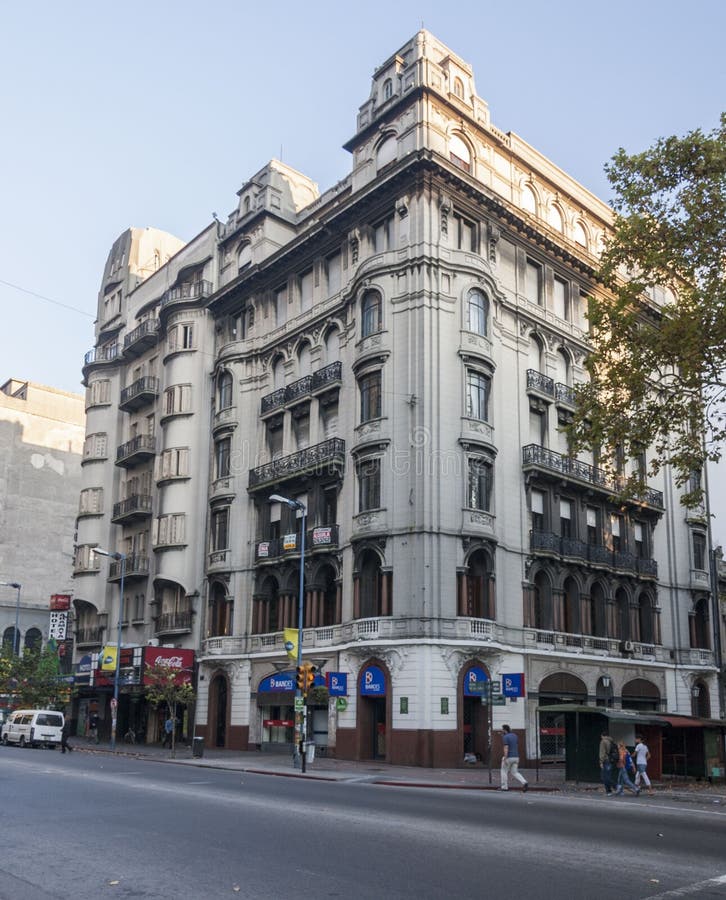 Historical Building Facade in Montevideo Editorial Photo - Image of ...