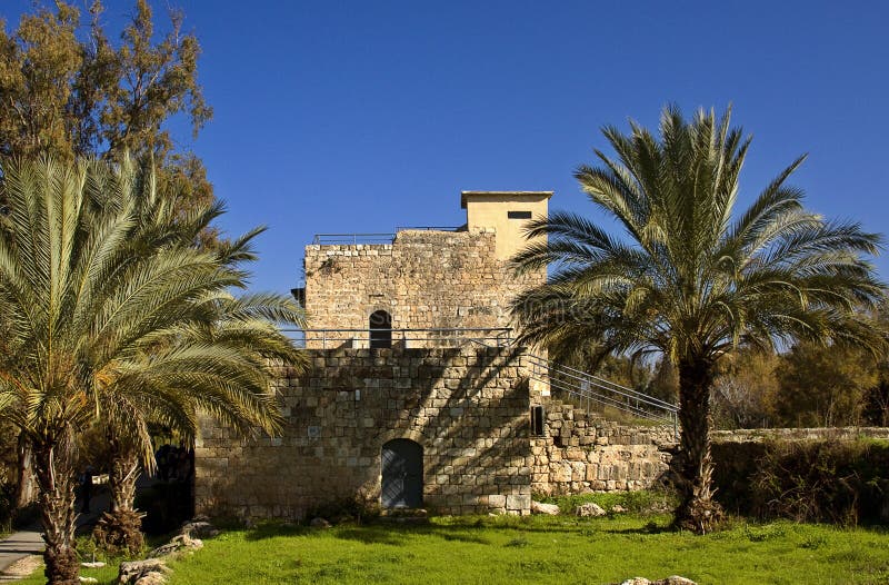 Historical Building in Israel Stock Image - Image of scenic, building ...