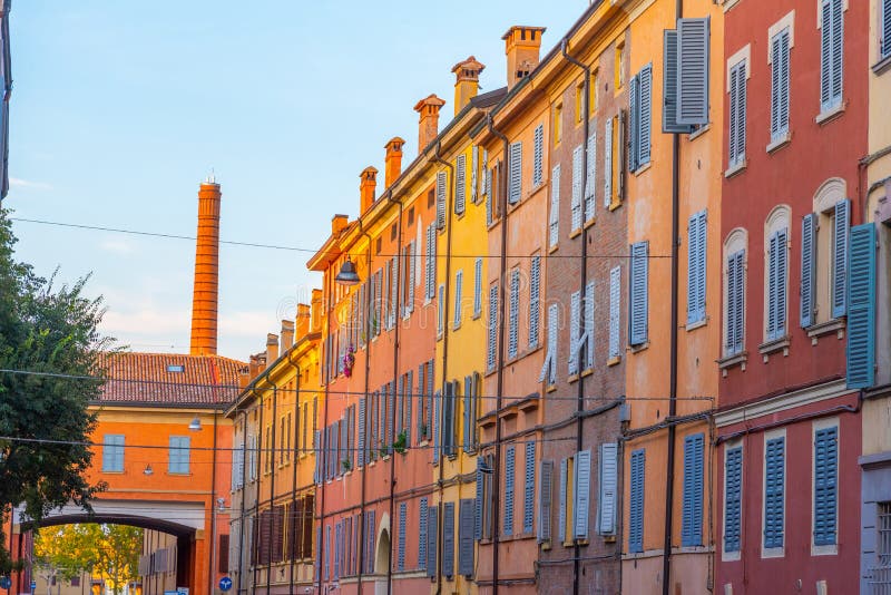 Historical Building in Italian Town Modena Stock Image - Image of ...