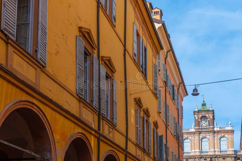 Historical Building in Italian Town Modena Stock Photo - Image of house ...