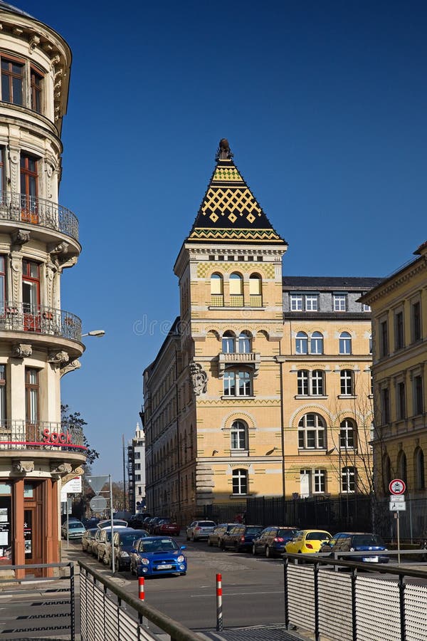 Historical Building in Leipzig Editorial Photography - Image of germany ...