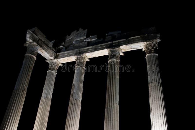 Historical Building with Marble Columns. Elements of Architectural ...