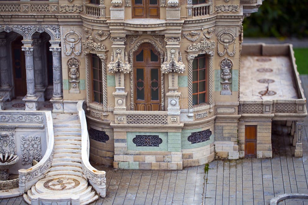 Historical Building Model stock image. Image of fortification - 90689951