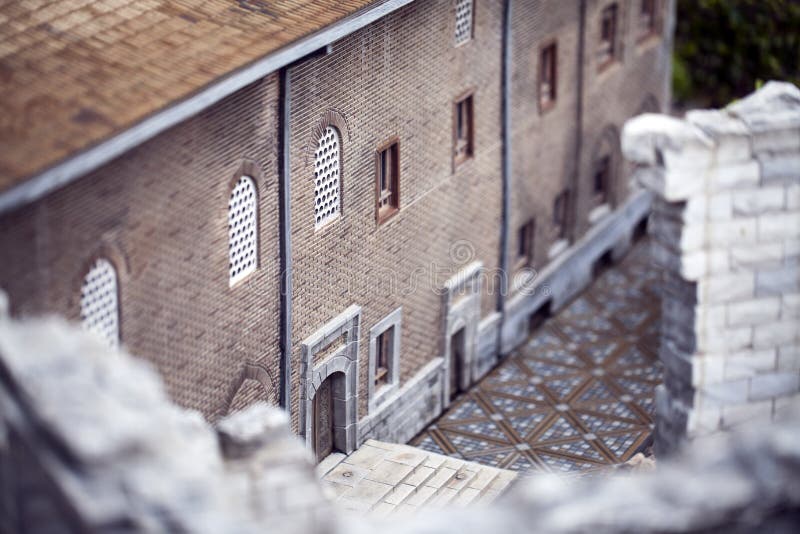 Historical Building Model stock image. Image of concept - 90694739