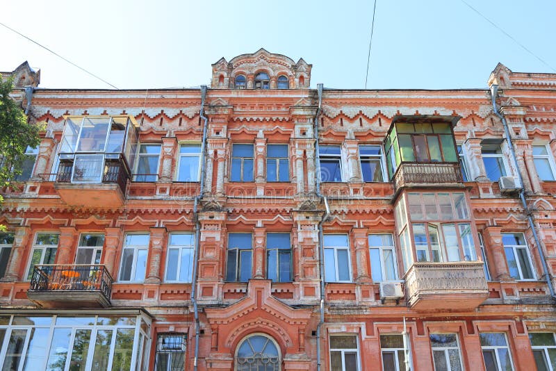 Historical Building in Podol District in Kyiv, Ukraine Stock Photo ...
