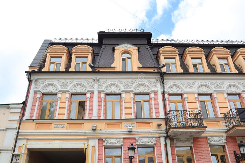Historical Building in Podol District in Kyiv, Ukraine Editorial Stock ...