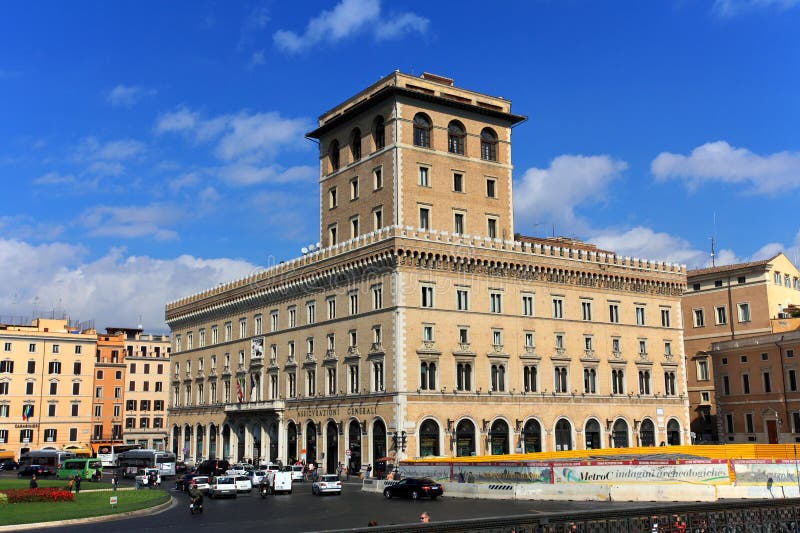 Historical Building.Rome editorial photography. Image of decoration ...