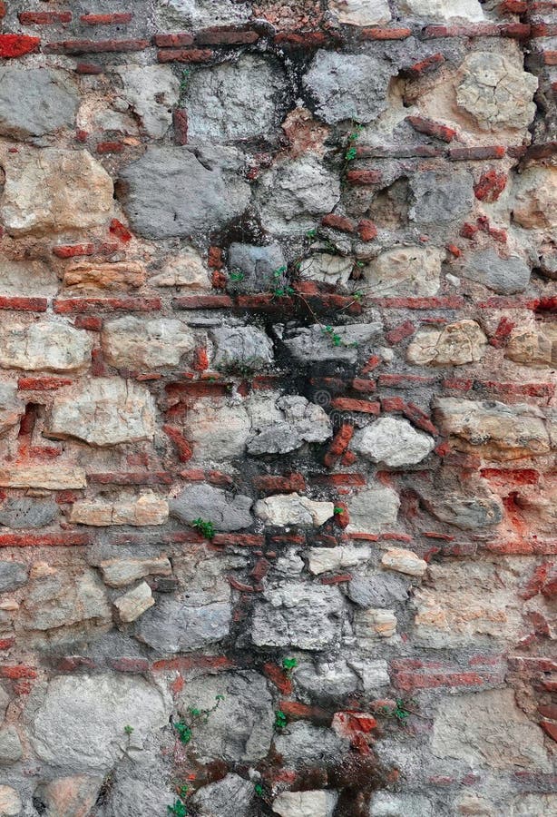 Historical Building. Stone Pattern. Brick Raw. Vintage Texture. Worn ...