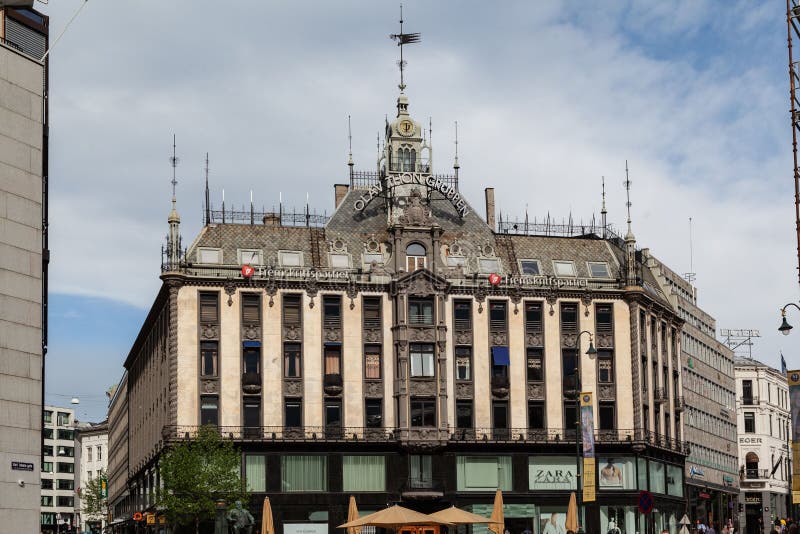 Historical Building Tostrupgarden in Oslo, Norway Editorial Image ...