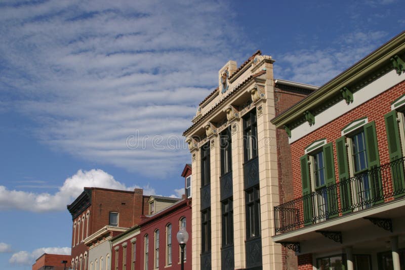 Historical Buildings stock image. Image of clouds, blue - 4706941
