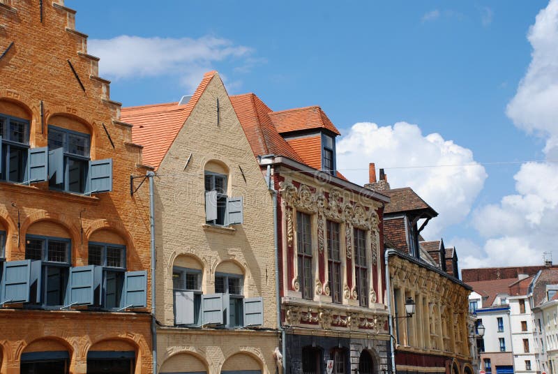 Historical Buildings in Lille Stock Photo - Image of nord, 2004: 3026714