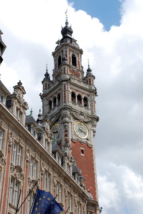 Historical Buildings in Lille Stock Image - Image of living, france ...
