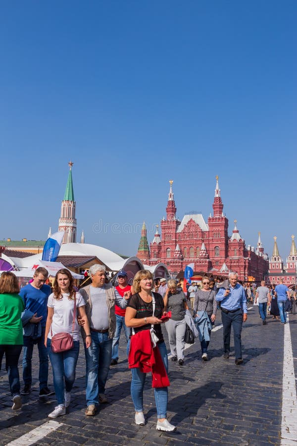 Historical Buildings at the Red Square Editorial Photography - Image of ...