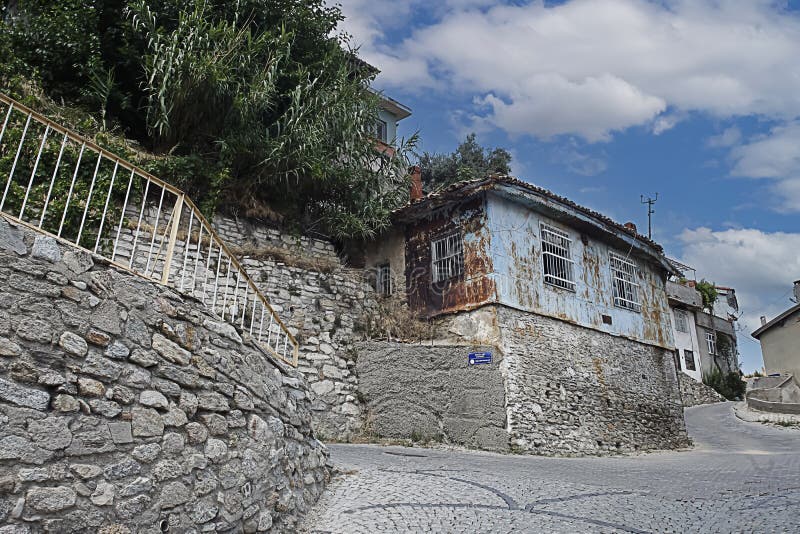Historical Buldan Houses in Denizli Stock Photo - Image of historical ...