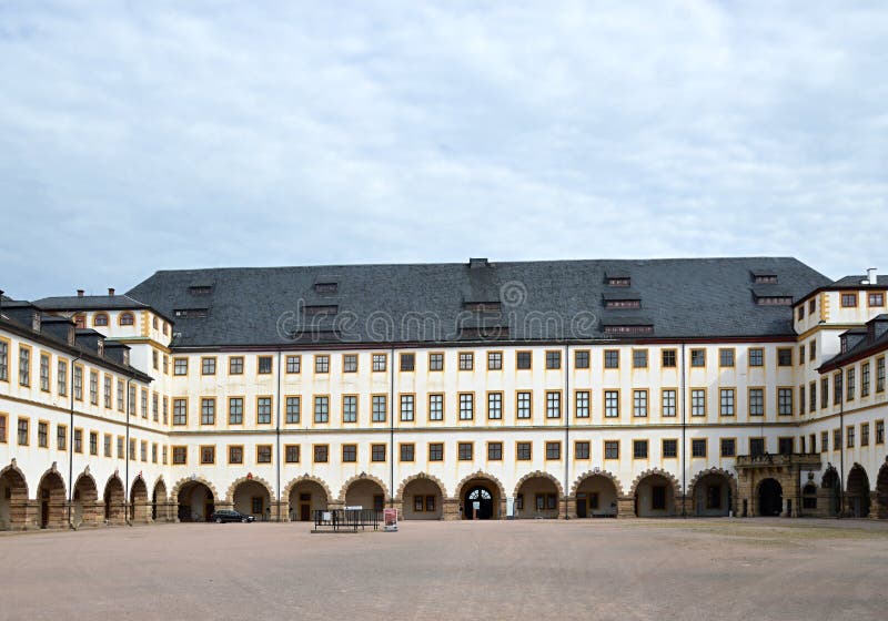 Historical Castle in the Old Town of Gotha, Thuringia Stock Image ...