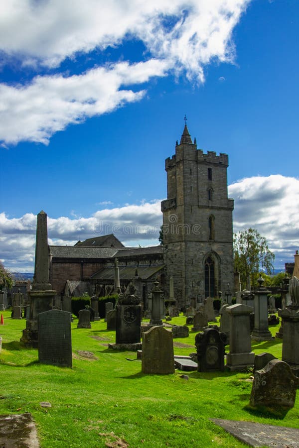 The Historical Cementery in the Centre of City Stock Image - Image of ...