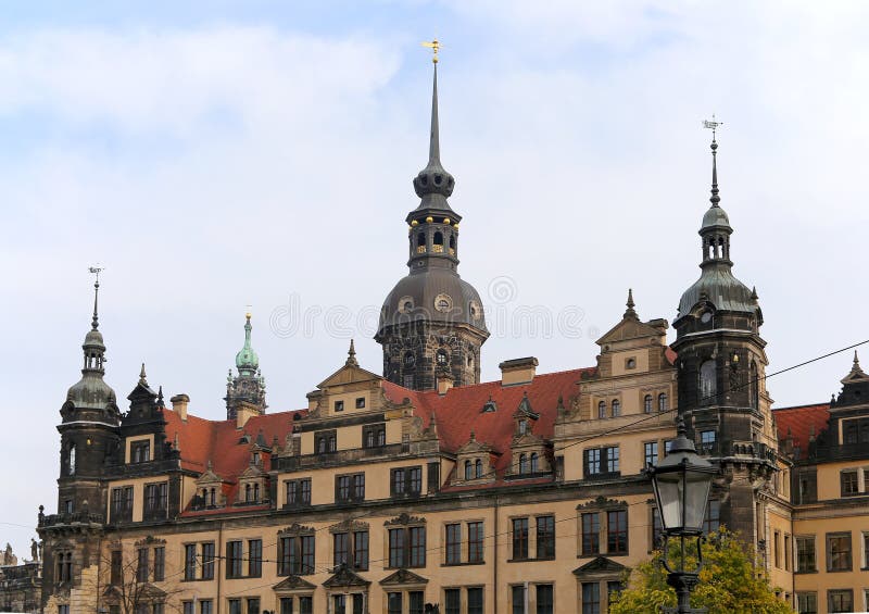 Historical Center of Dresden (landmarks), Germany Stock Image - Image ...