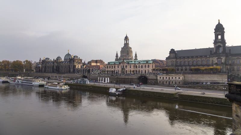Historical Center of Dresden (landmarks), Germany. Stock Photo - Image ...