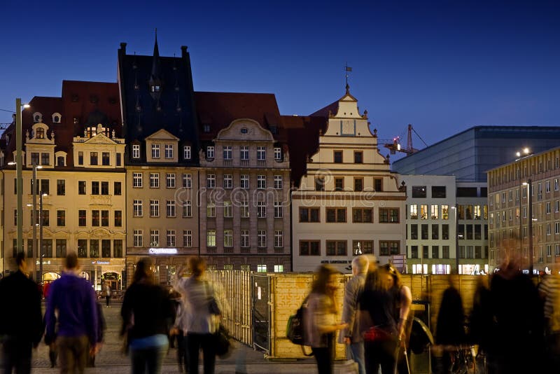 Historical Center in Leipzig Stock Photo - Image of leipzig, germany ...