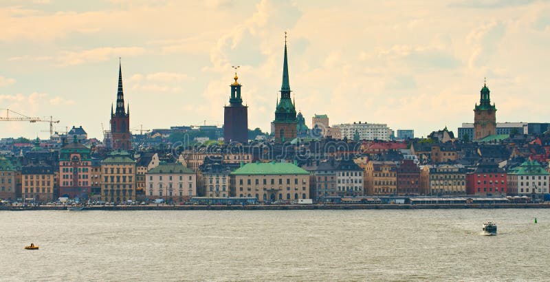The Historical Centre of Stockholm Stock Image - Image of europe ...
