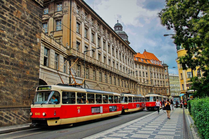 The Historical Centrum of Prague Editorial Stock Image - Image of city ...