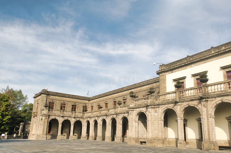 Historical Chapultepec Castle in Mexico City Editorial Stock Image ...