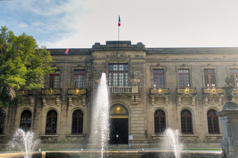 Historical Chapultepec Castle in Mexico City Editorial Image - Image of ...