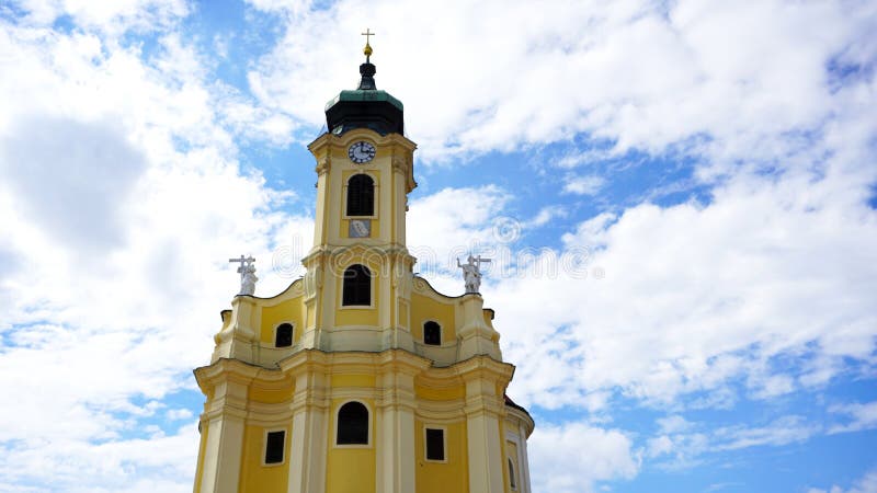 Historical Church Tower Close Up Stock Image - Image of historical ...