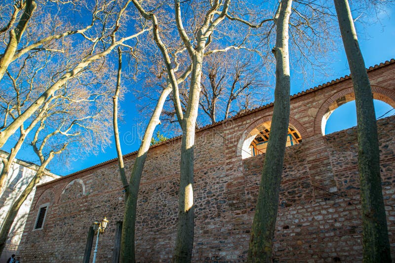 Historical Darphane Building Facade in the Topkapi Palace Courtyard in ...