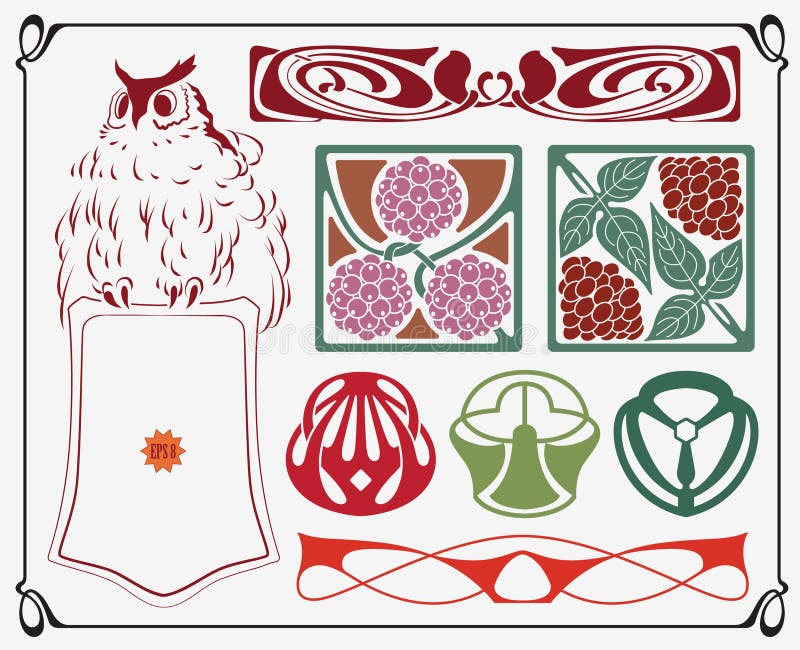 Historical Design Collection Stock Vector - Illustration of border ...