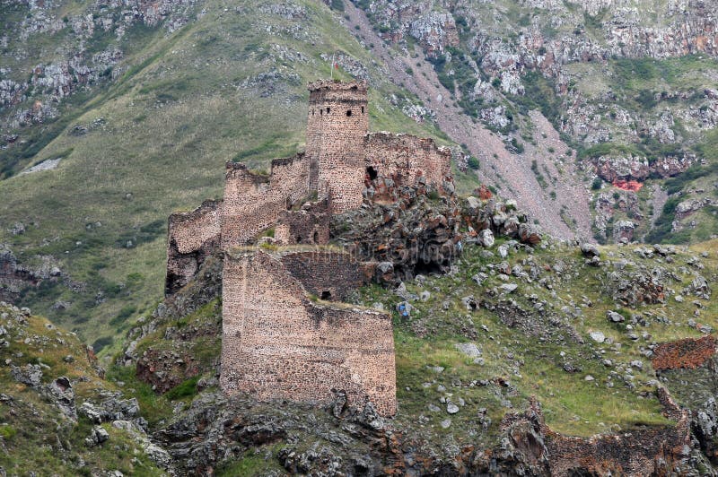 Historical Devil S Castle - Ardahan Stock Photo - Image of hill, rock ...