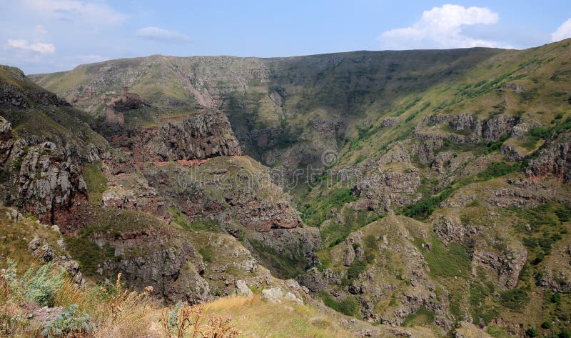 Historical Devil S Castle - Ardahan Stock Image - Image of landscape ...
